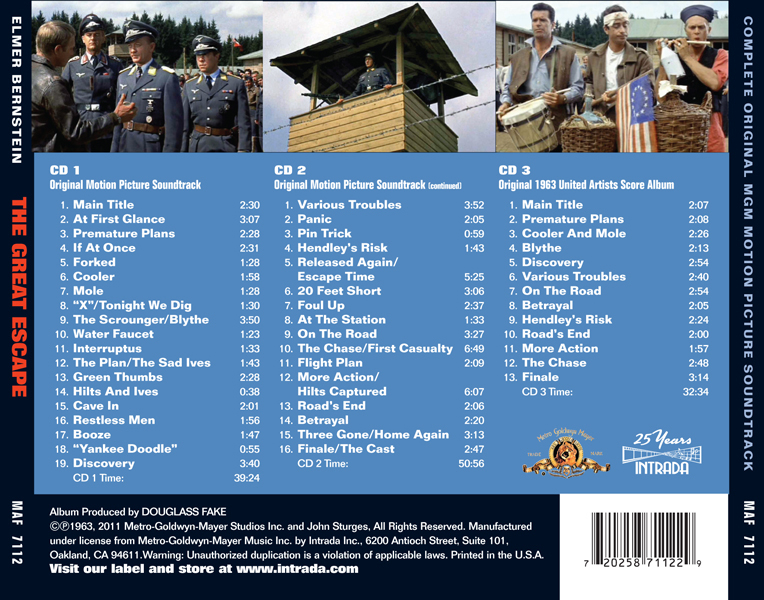 Music Album Review: ‘The Great Escape: Complete Original Motion Picture ...