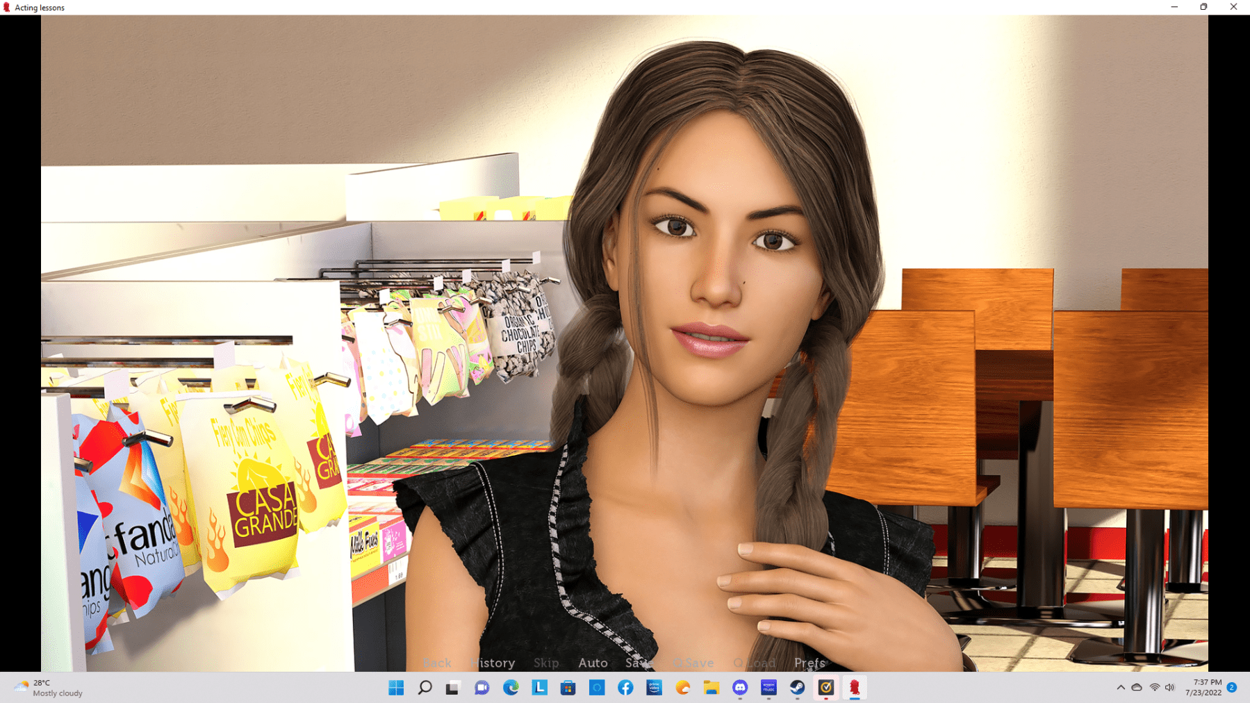 Old Gamers Never Die: ‘Acting Lessons’ Visual Novel Review – The ...